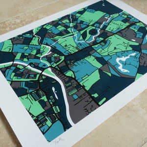 York Art Map Limited Edition Contemporary Giclée Print - Etsy