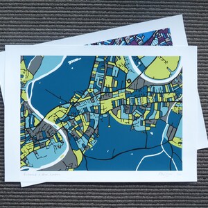 York Art Map Limited Edition Contemporary Giclée Print - Etsy