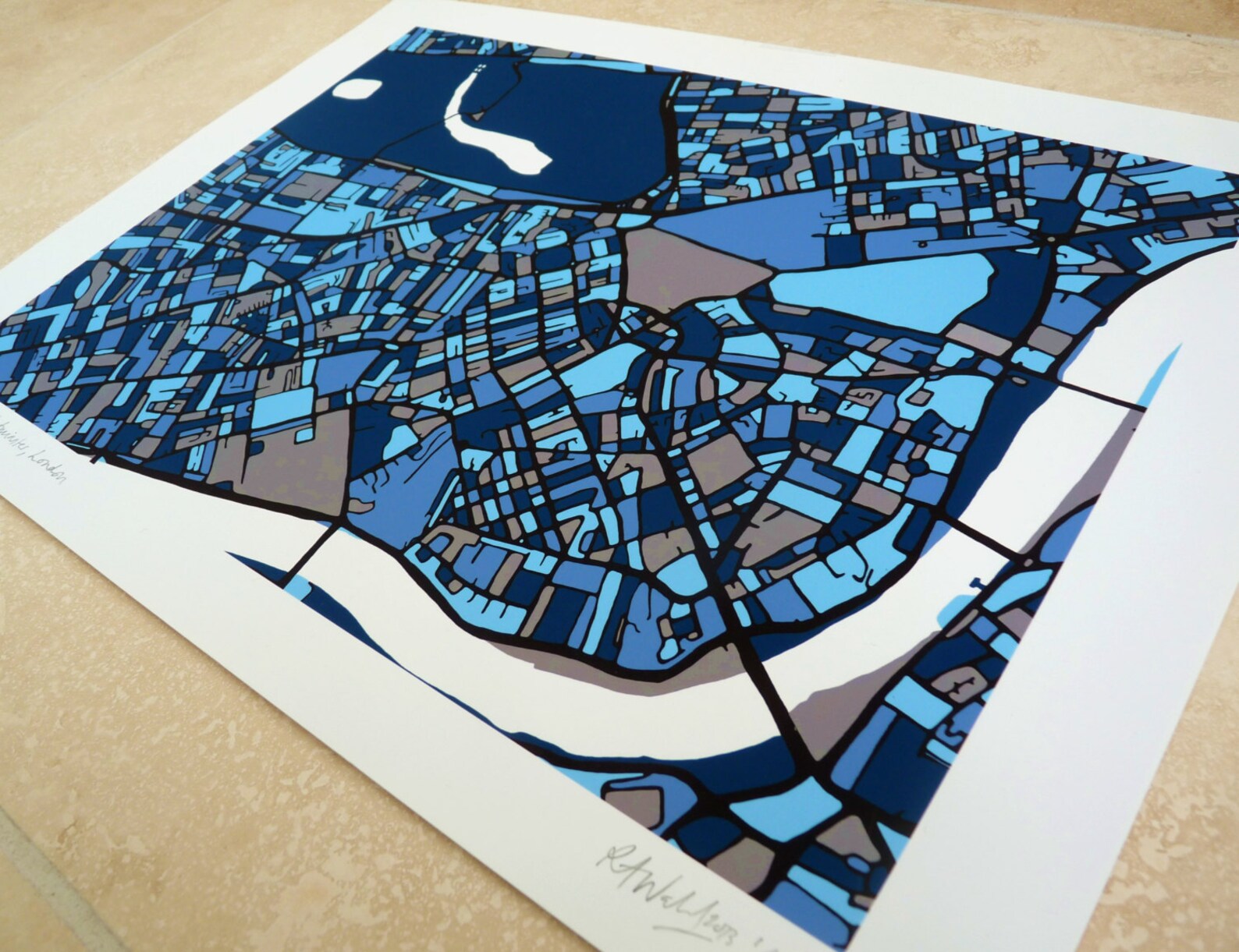 London Art Map Chelsea, Kensington & Westminster Limited Edition ...