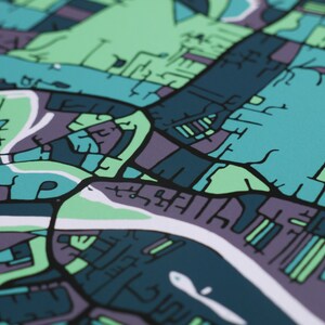 York Art Map Limited Edition Contemporary Giclée Print - Etsy