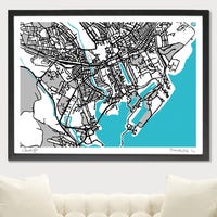 York Art Map Limited Edition Contemporary Giclée Print - Etsy
