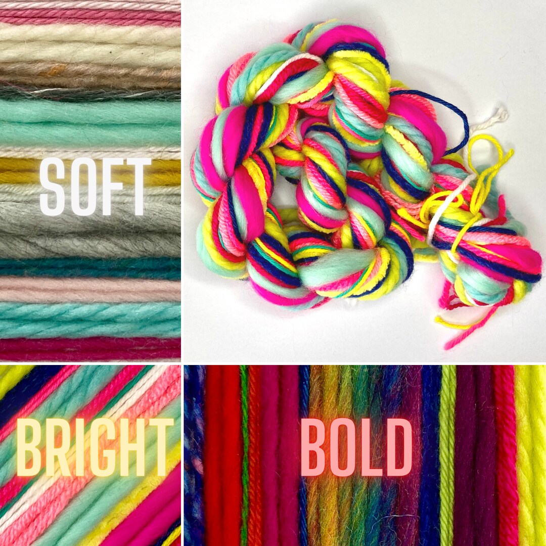 Destash Creative Yarn Packs for Embroidery, Weaving, Knitting or Mixed ...