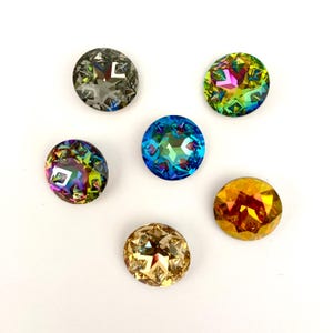 18mm Crystal Chatons, Singles and Mixed Packs - Etsy