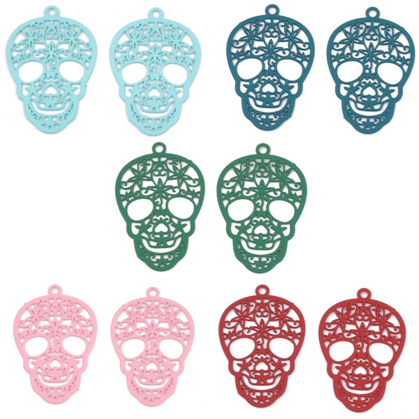 Filigree Skull - Etsy