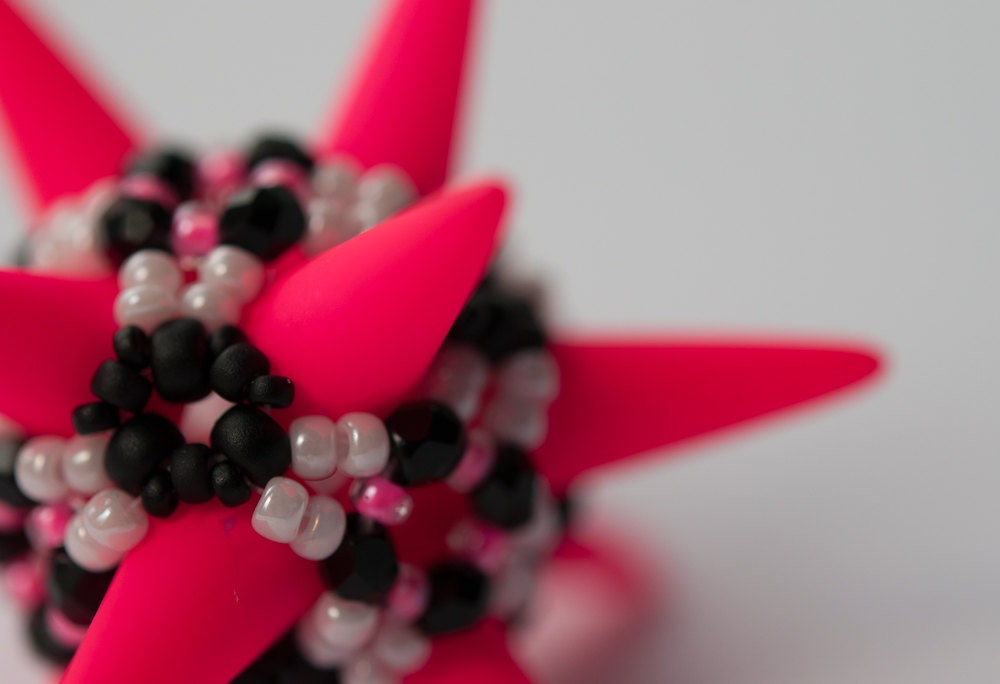 TUTORIAL Great Balls of Spikes Beadwoven Beaded Bead INSTANT DOWNLOAD ...