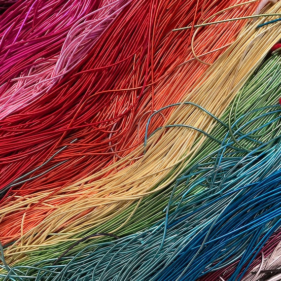 Coloured 1mm Smooth Purl/dabka for Goldwork Embroidery - Etsy