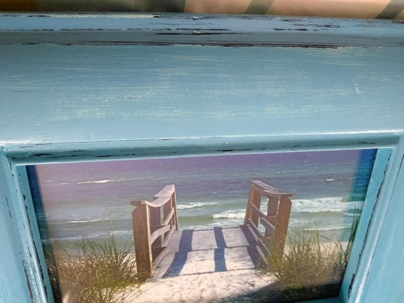 Turquoise decor Aqua decor Aqua frame Shabby chic frame | Etsy
