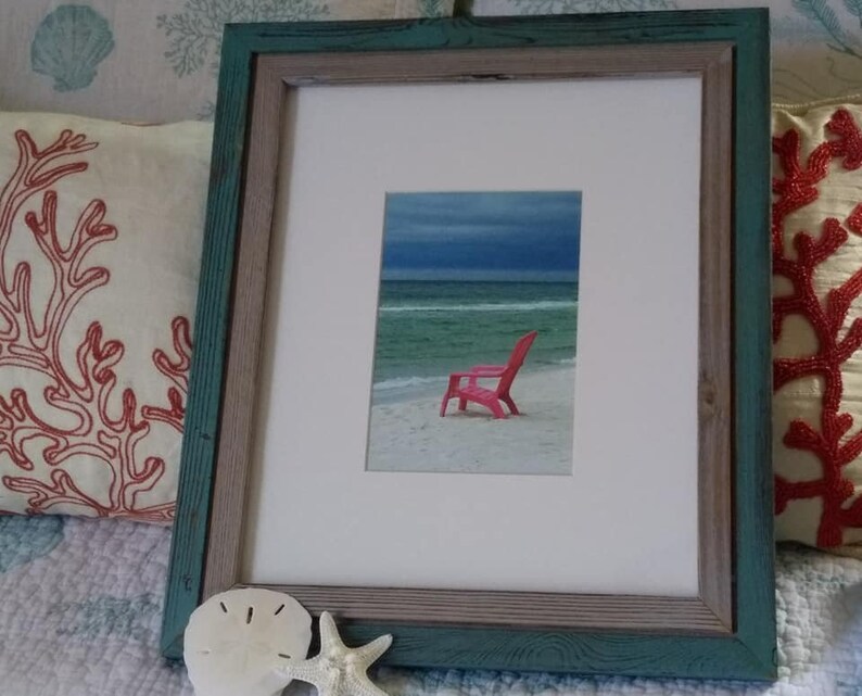 Frame Beach Photo Rustic Beach Frame Coastal Photography - Etsy