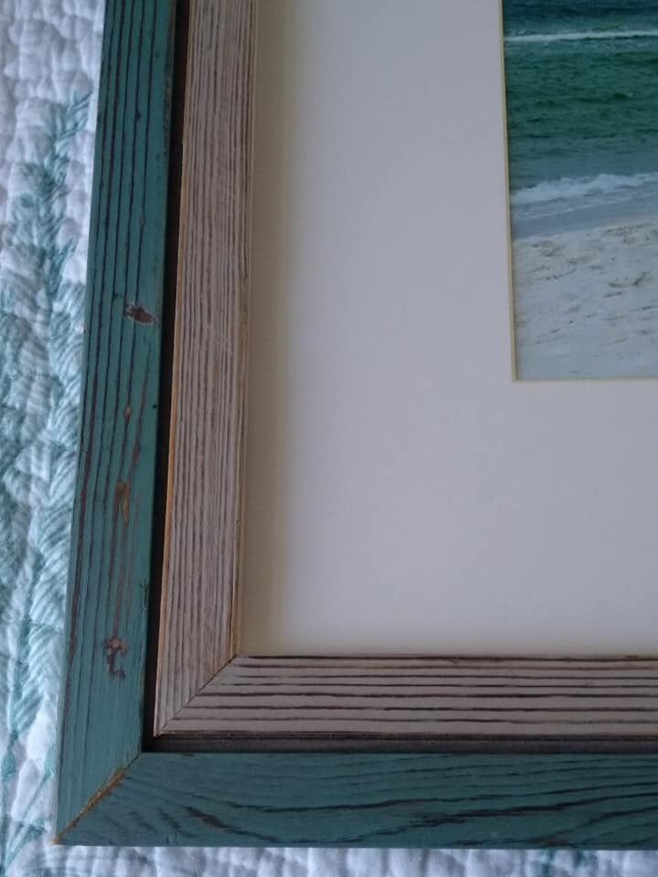 Frame Beach Photo Rustic Beach Frame Coastal Photography - Etsy