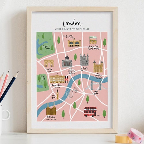 London Printable London Wall Art Travel Print Art Print | Etsy