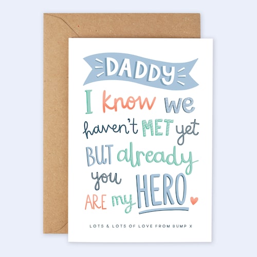Soon to Be Dad Father's Day Card Expectant Father Daddy | Etsy