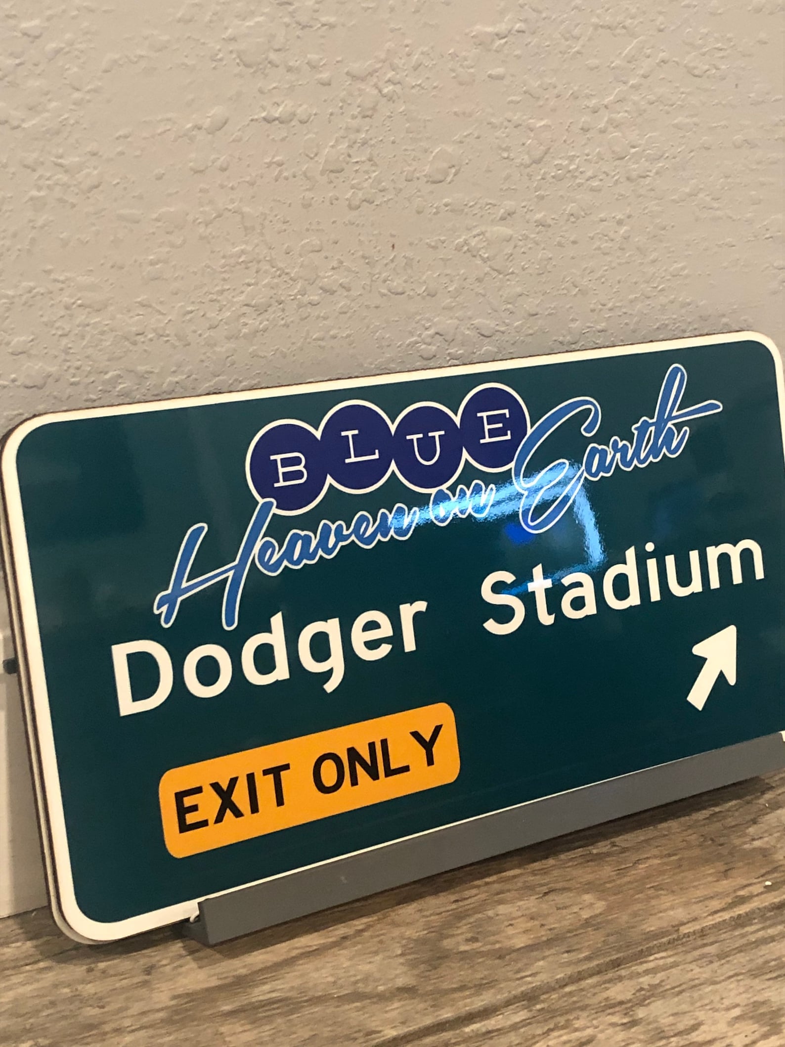 Blue Heaven on Earth Dodger Stadium Inspired Fwy Sign - Etsy