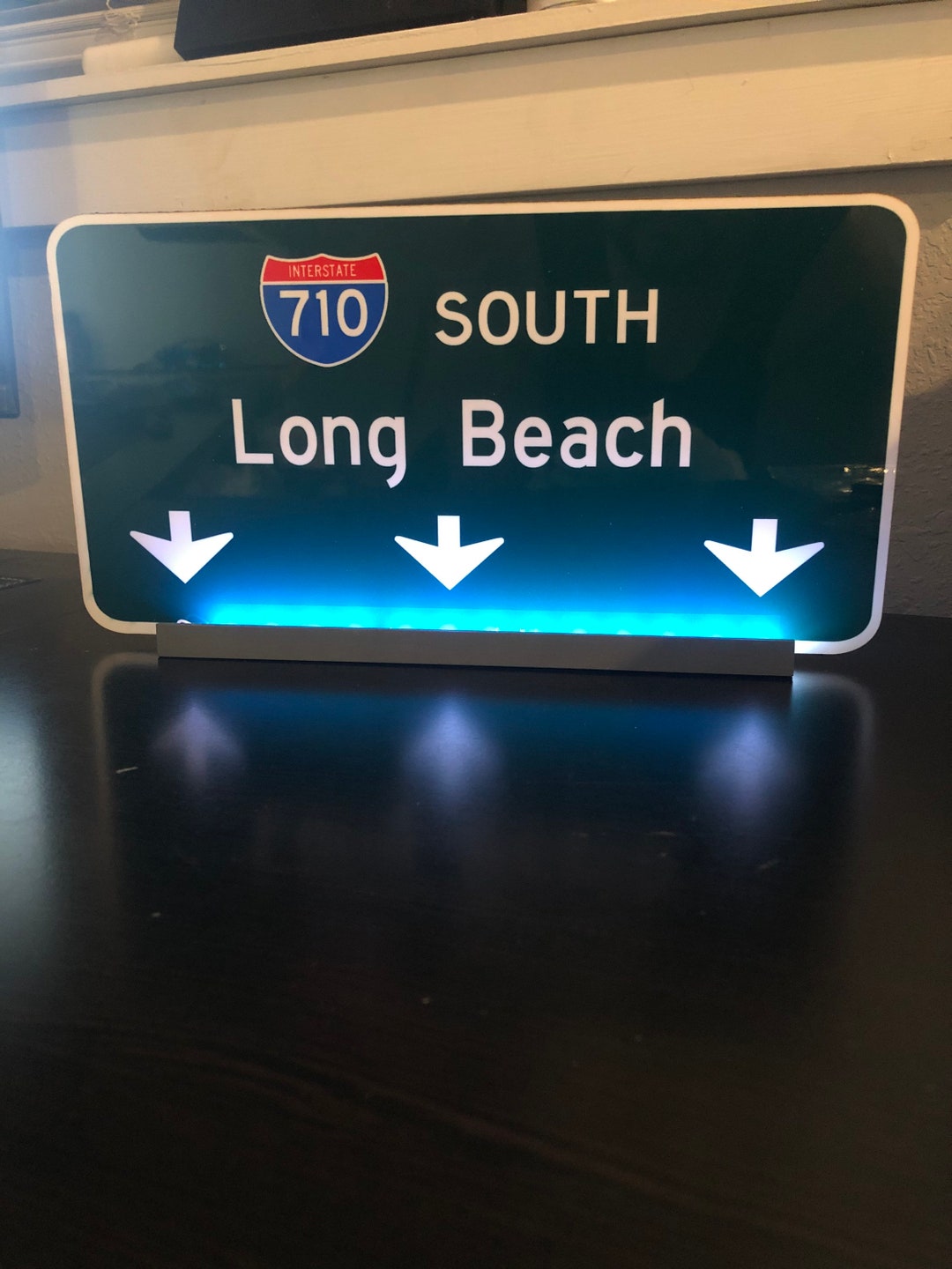 710 Fwy Long Beach Sign – California Highway Street Sign Replica – Home ...