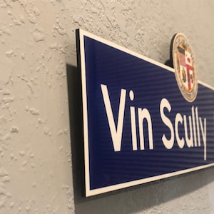 Vin Scully Ave Street Sign - Etsy