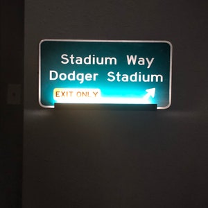 Dodger Stadium Exit Sign - Etsy