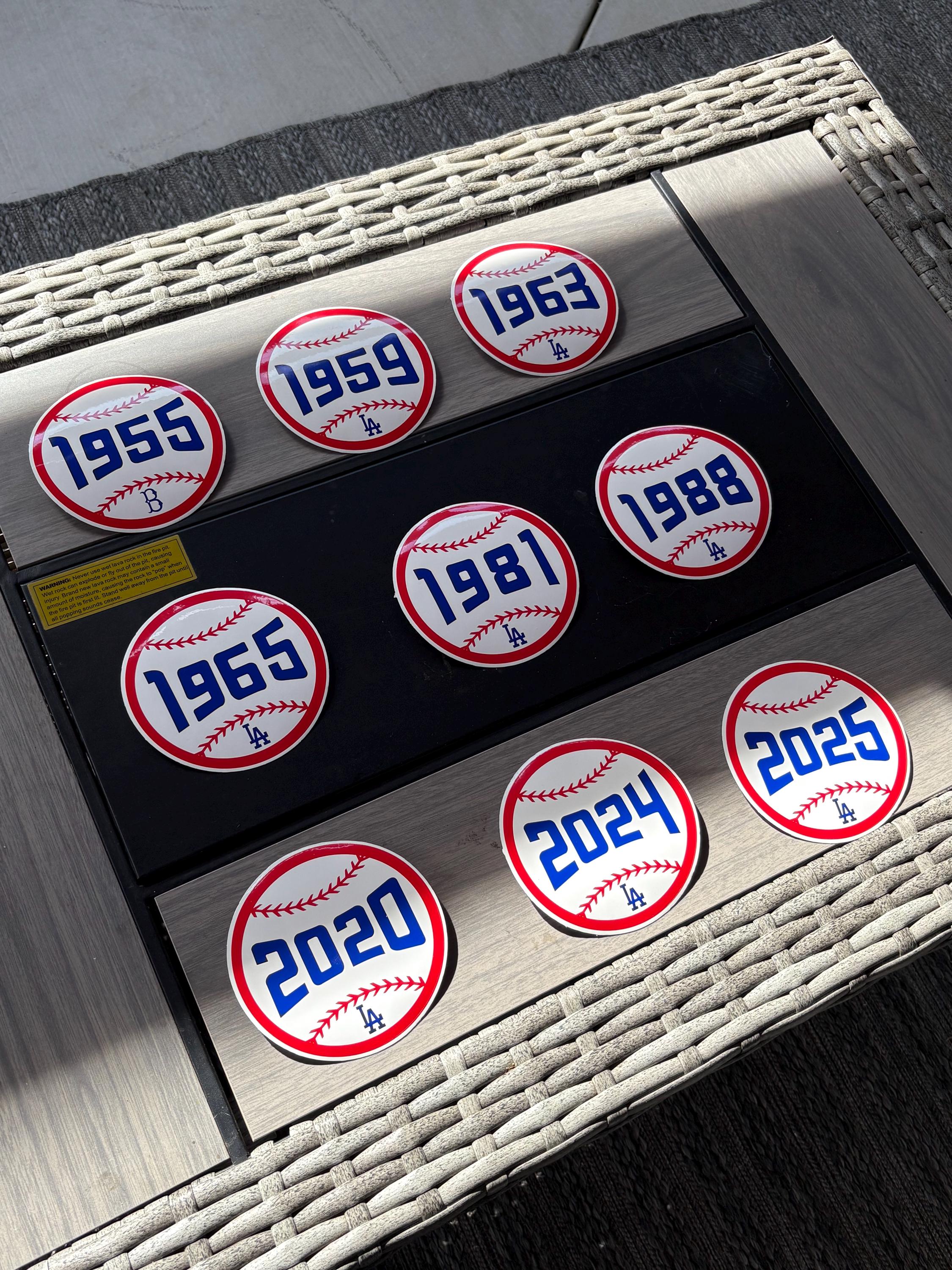 Dodgers Inspired Stadium Pennant Stickers - Etsy
