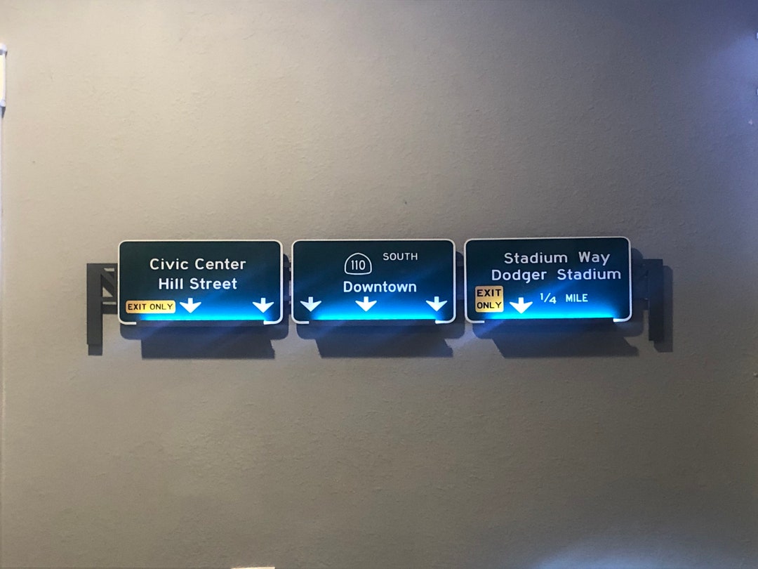 Dodger Stadium Freeway Sign - Etsy