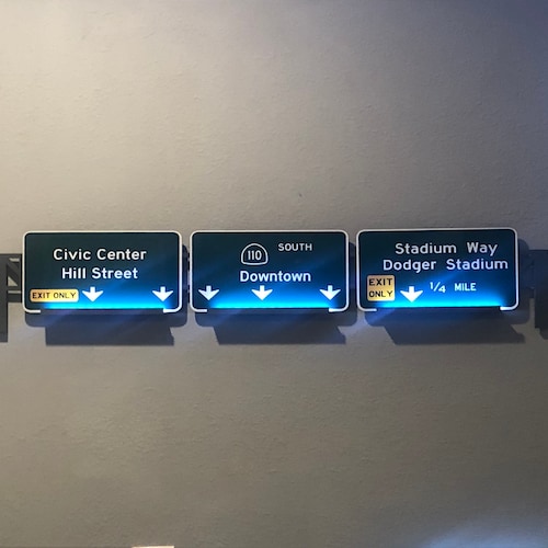 Dodger Stadium Exit Sign - Etsy
