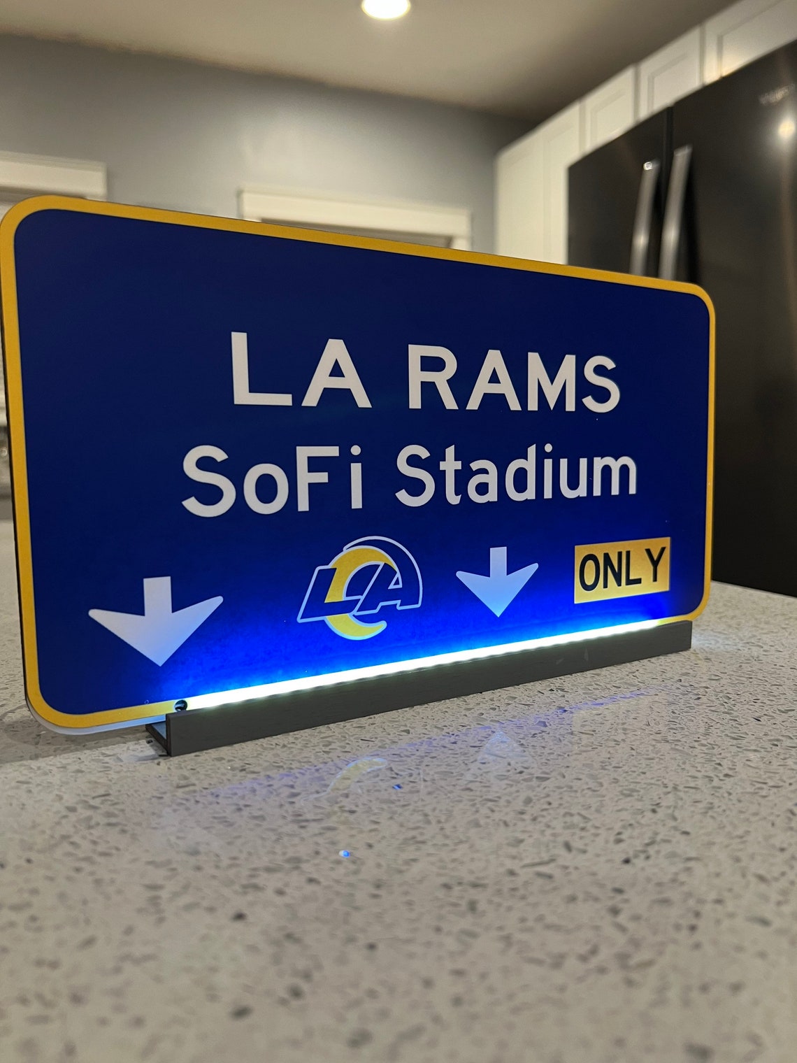 LA Rams Sofi Stadium Fwy Sign - Etsy