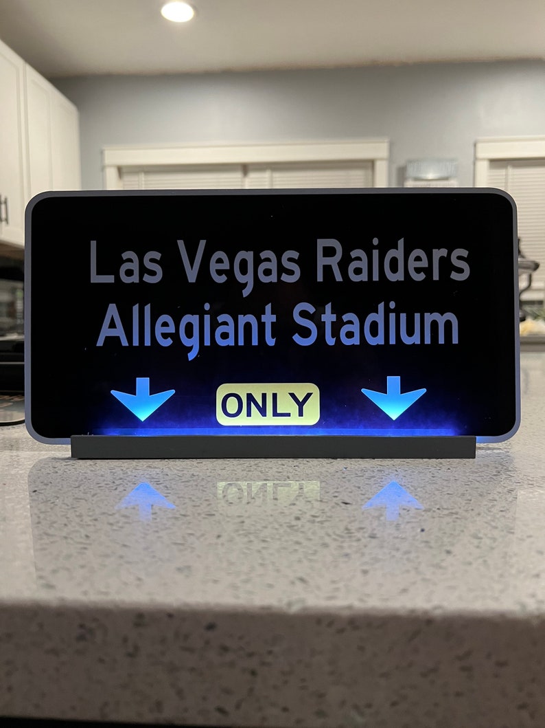 Las Vegas Raiders Fwy LED Sign - Etsy