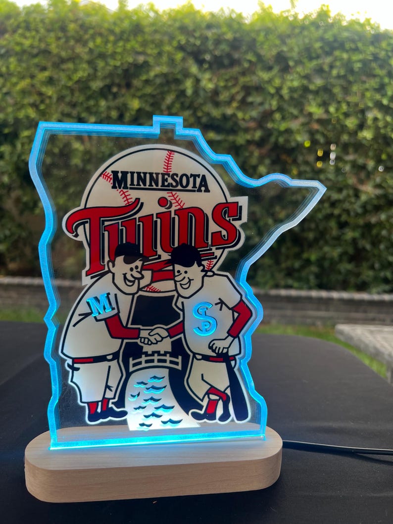 Minnesota Twins LED Sign: Target Field Inspired, Color Remote - Etsy