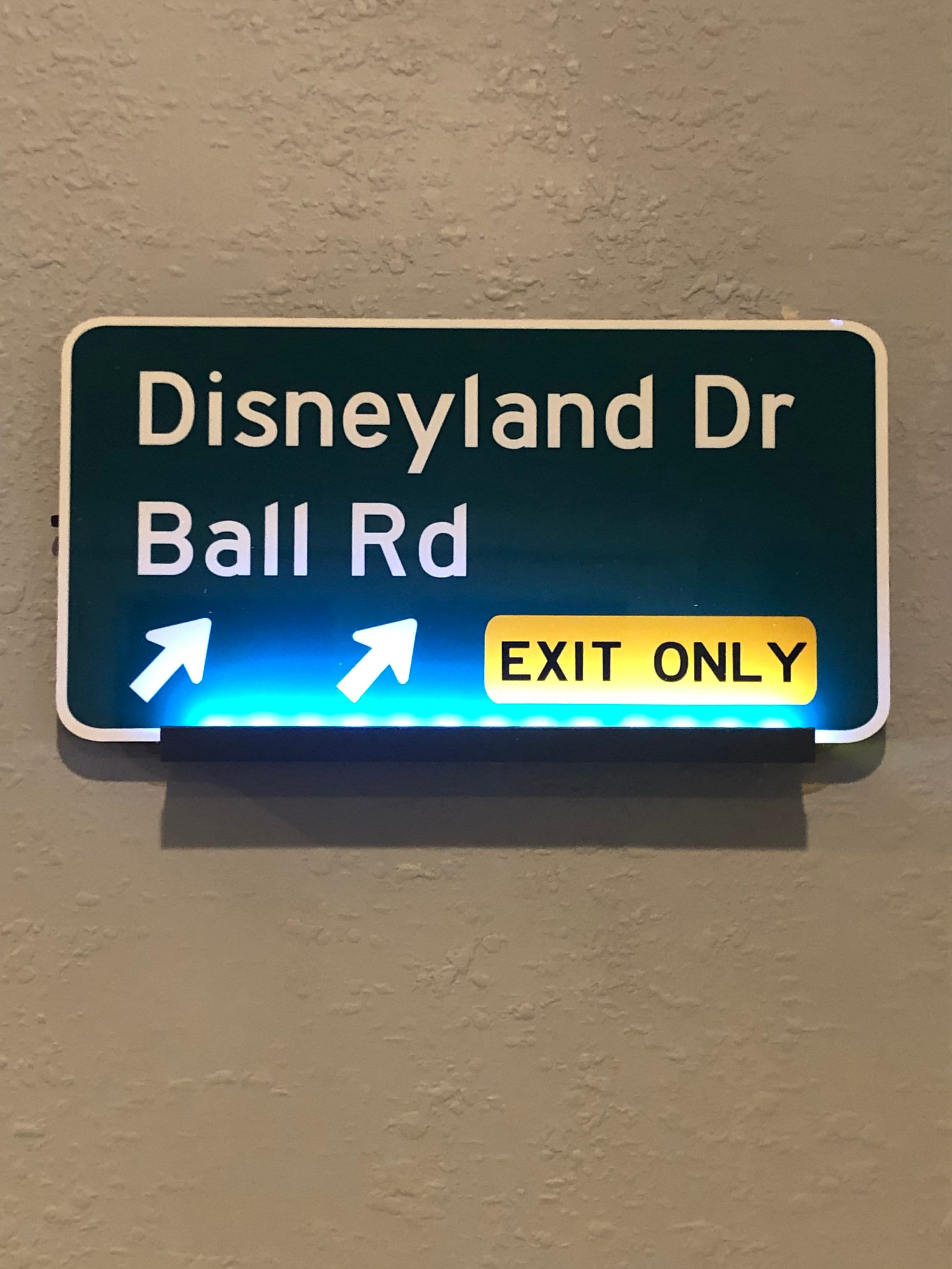 Disney World Exit Sign