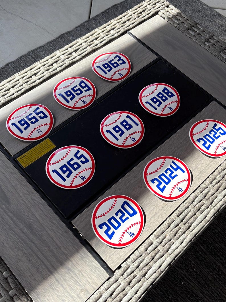 Dodgers Inspired Stadium Pennant Stickers - Etsy