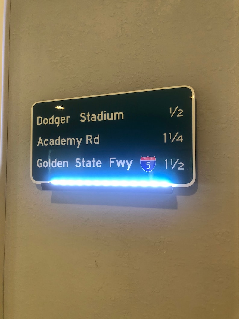 Dodger Stadium I5 Fwy Exit Sign - Etsy