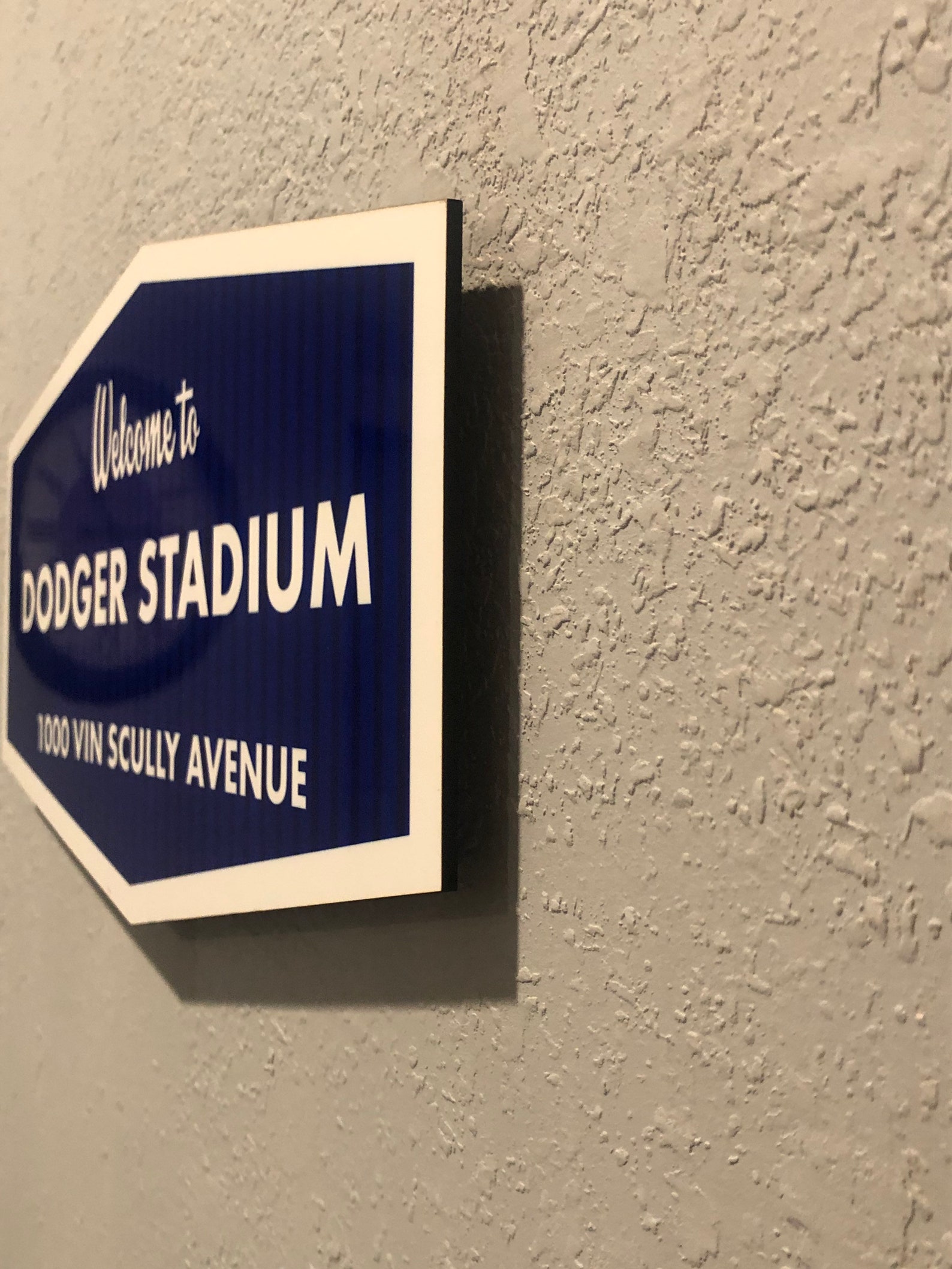 Welcome to Dodger Stadium sign | Etsy