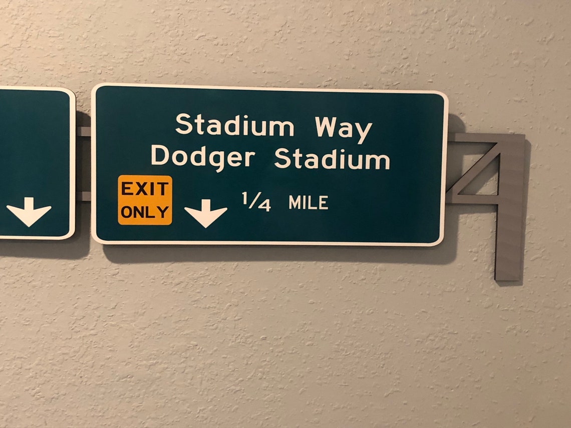 Dodger Stadium Freeway Sign | Etsy