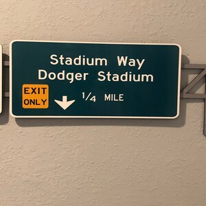 Dodger Stadium Freeway Sign Replica: LED Remote Control Version - Etsy
