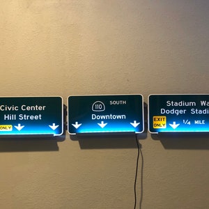 Dodger Stadium Freeway Sign - Etsy