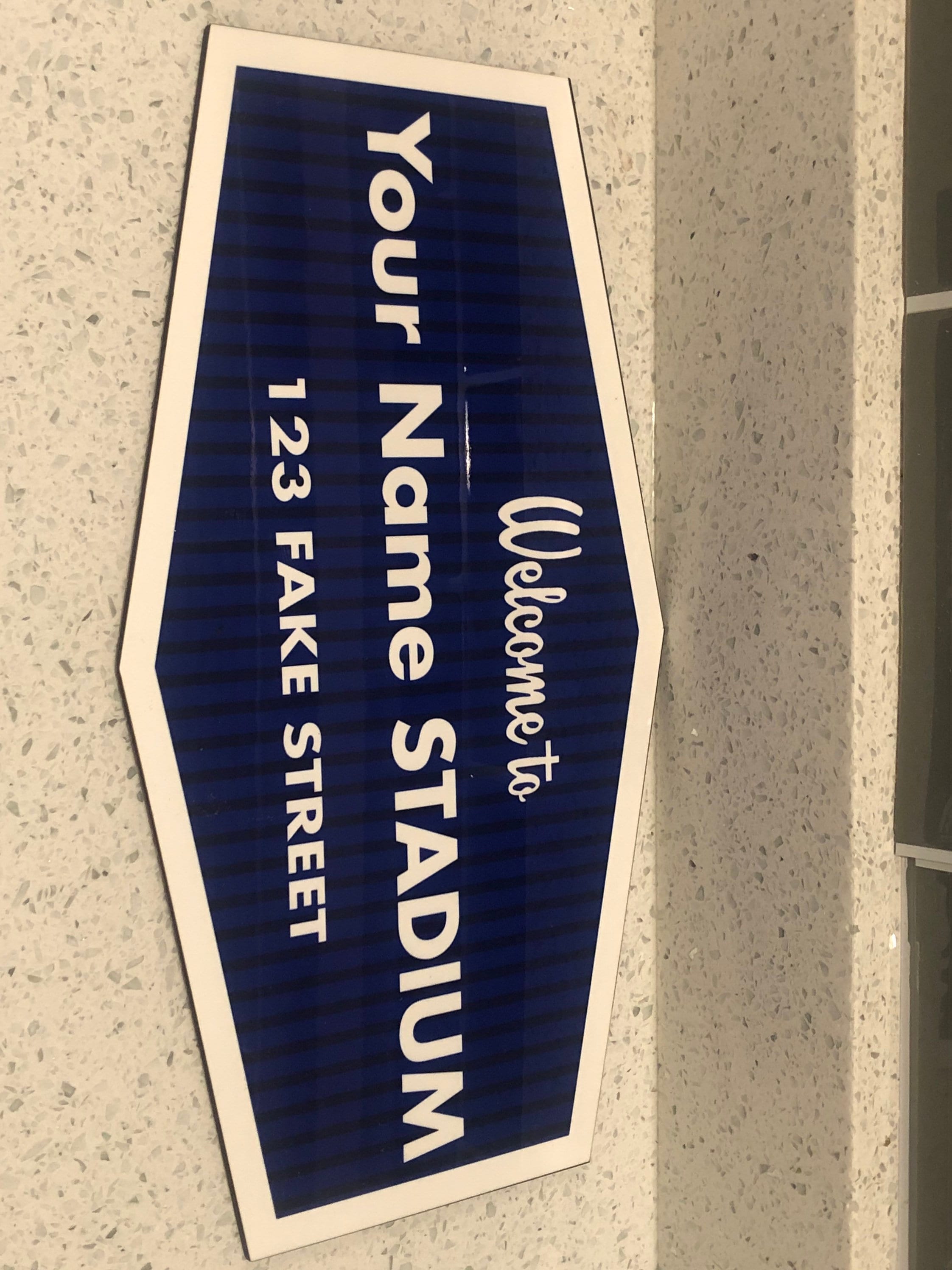 Custom Welcome to Dodger Stadium Sign | Etsy