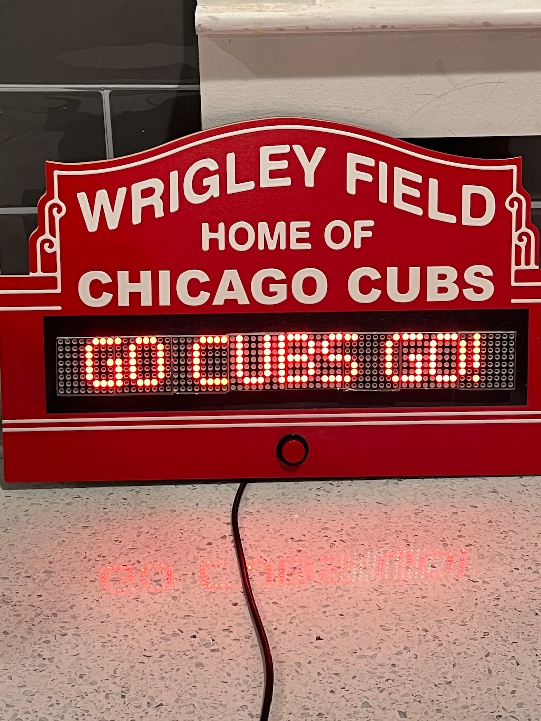 Custom Wrigley Field Cubs Dot Matrix Display - Etsy Canada