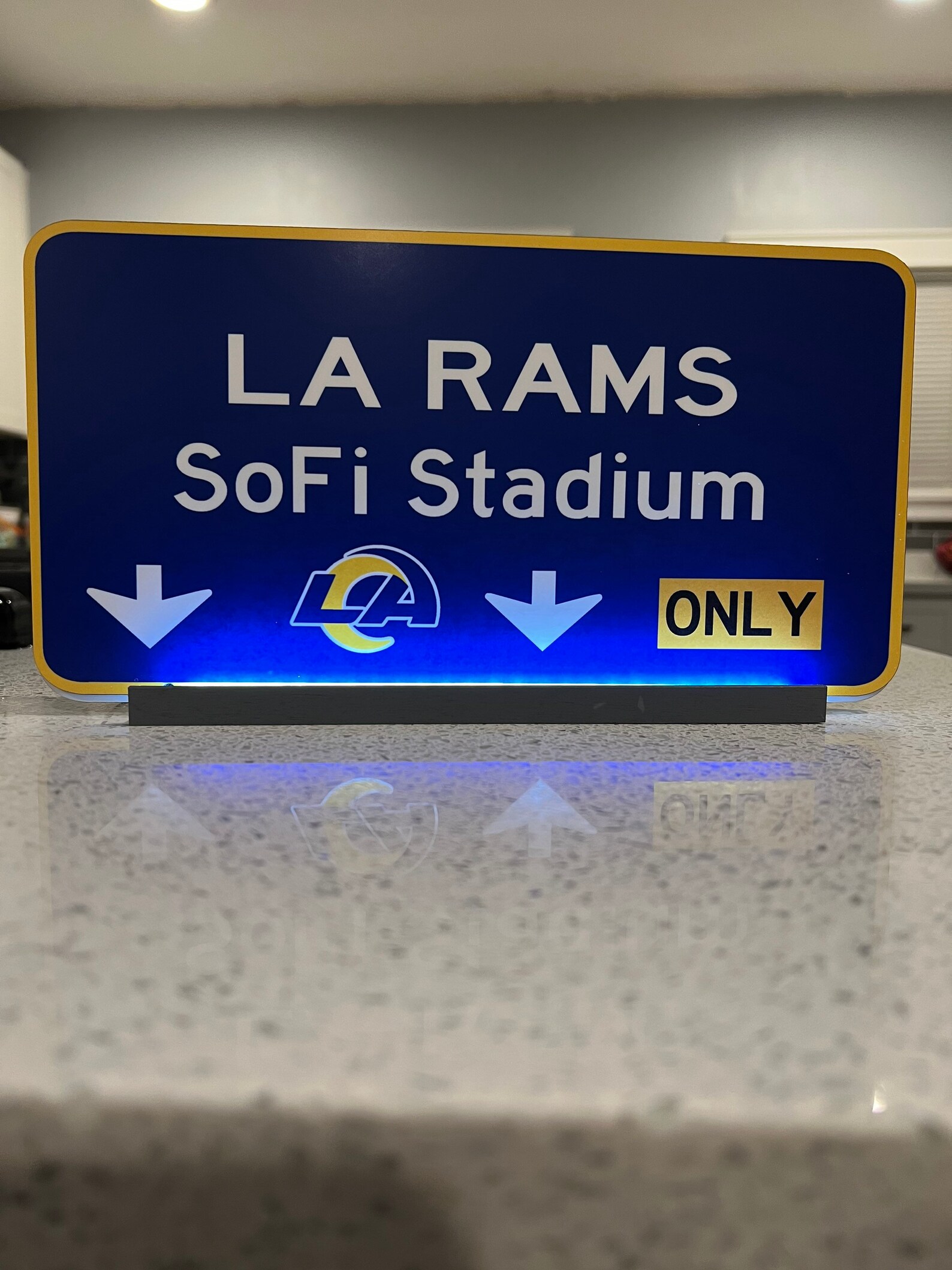 LA Rams Sofi Stadium Fwy Sign - Etsy