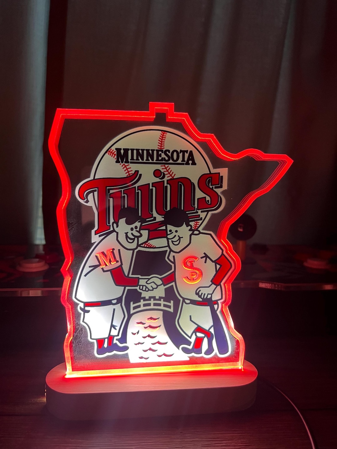 Minnesota Twins LED Sign: Target Field Inspired, Color Remote - Etsy