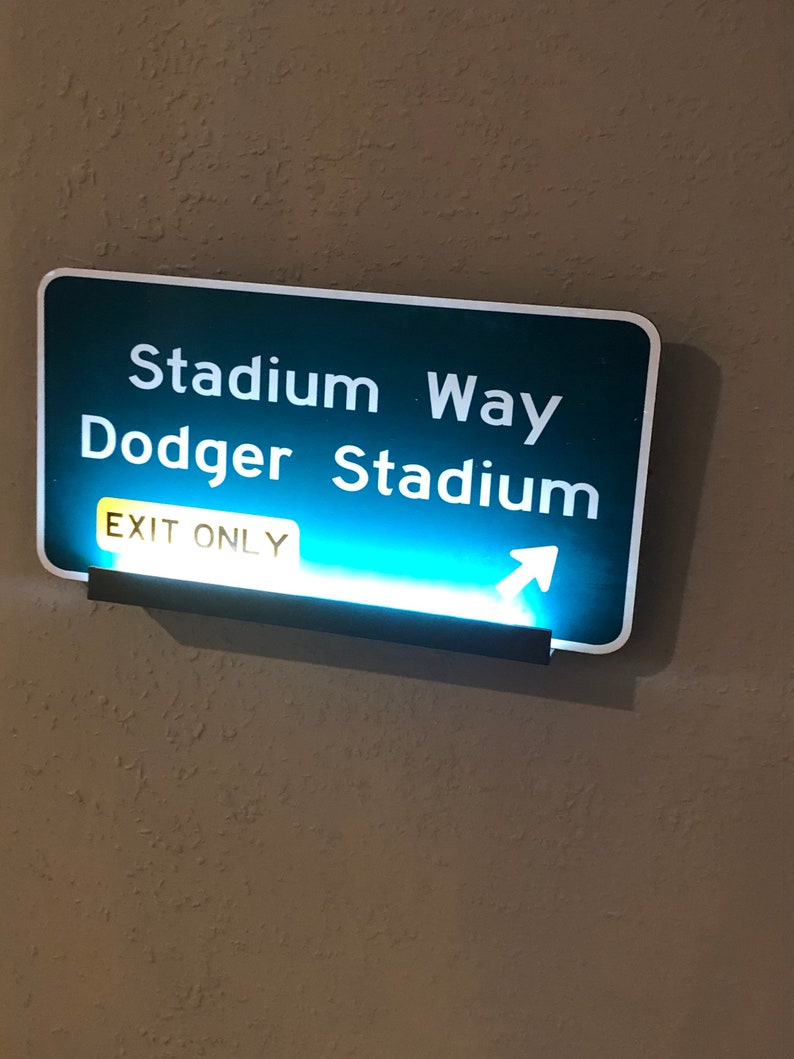 Dodger Stadium Exit Sign - Etsy