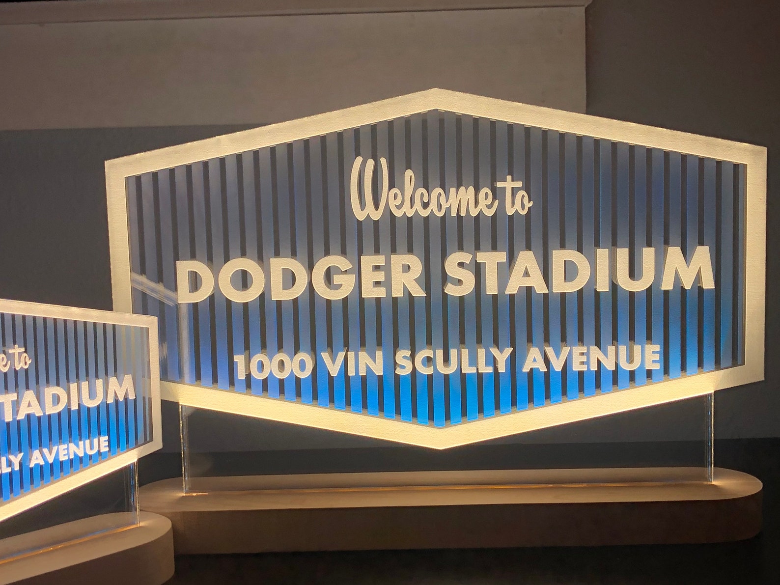 Large Welcome to Dodger Stadium LED Sign - Etsy