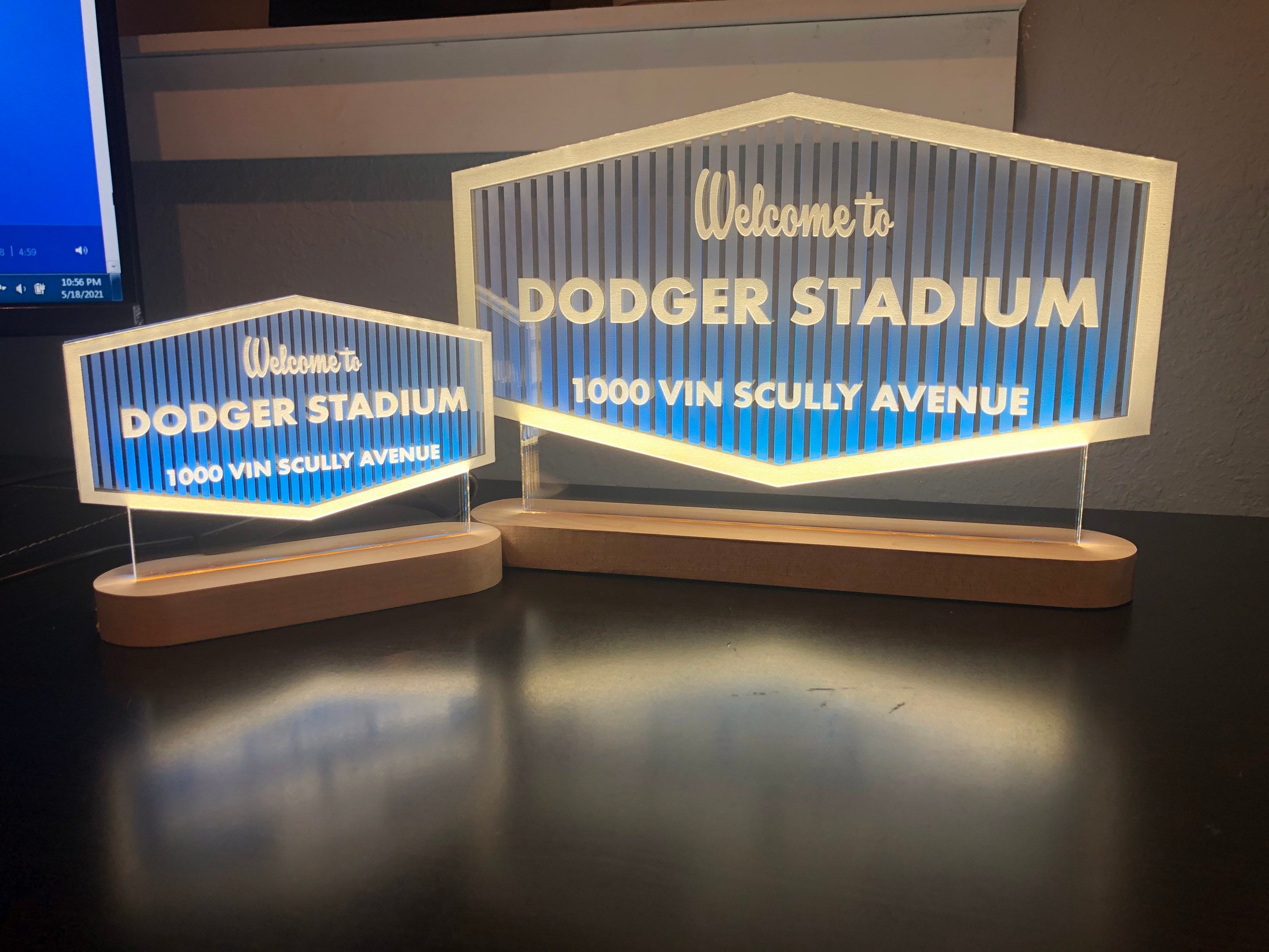 Large Welcome to Dodger Stadium LED Sign - Etsy