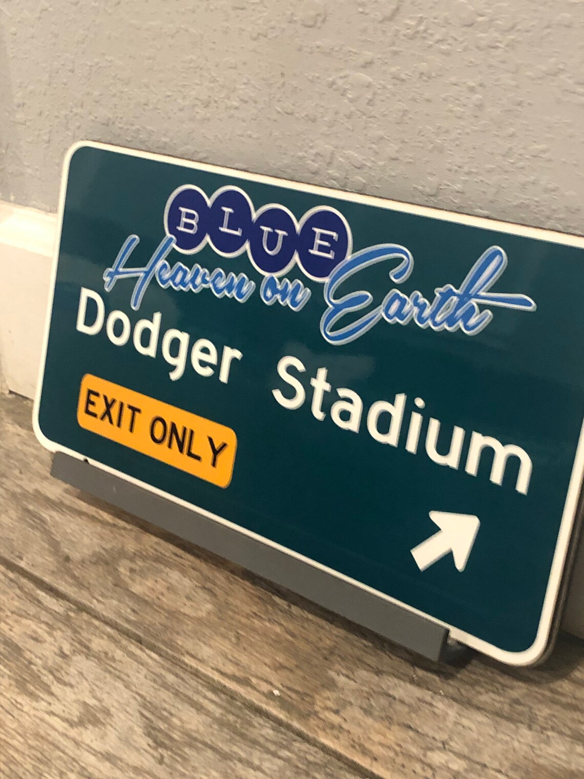Blue Heaven on Earth Dodger Stadium Inspired Fwy Sign - Etsy