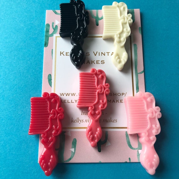 PIN Cutest Barbie Resin Vintage Style Hairbrush Brooch - Etsy UK