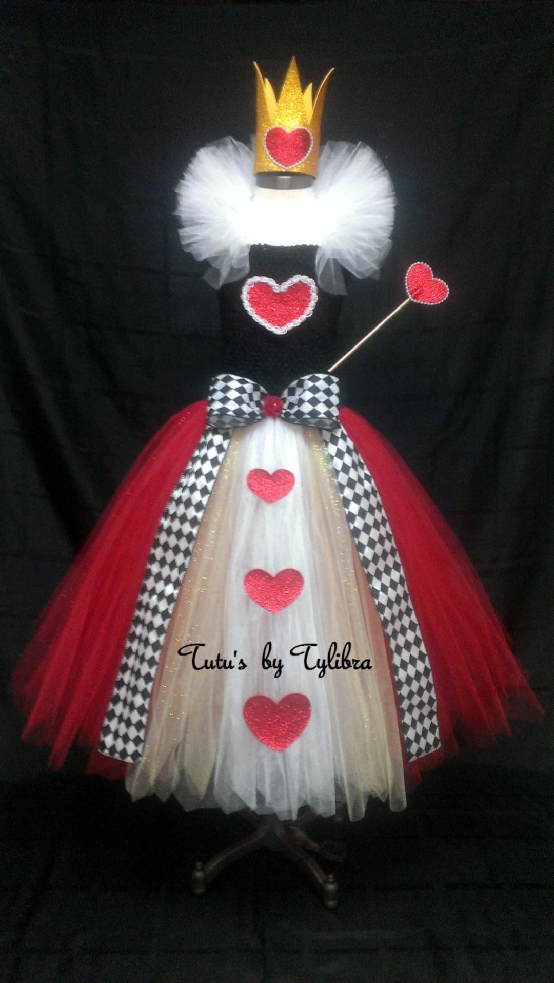 Heart Queen Tutu Dress, Heart Tutu Dress, Valentine Tutu, Heart Tutu ...