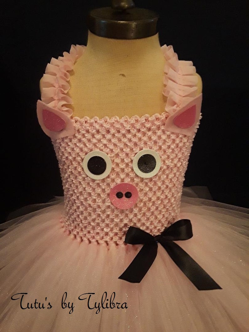Pink Pig Tutu Dress Costume Piggy Costume Pig Halloween - Etsy