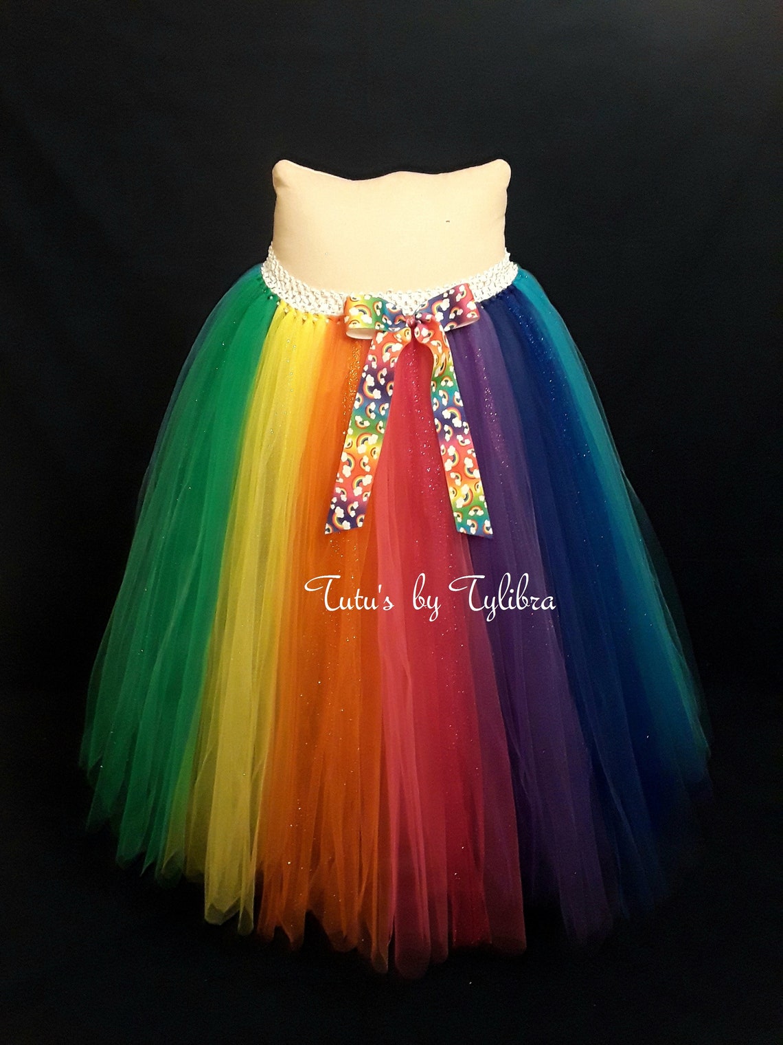 ADULT Rainbow Tutu Skirt Rainbow Costume Rainbow Pride Tutu | Etsy