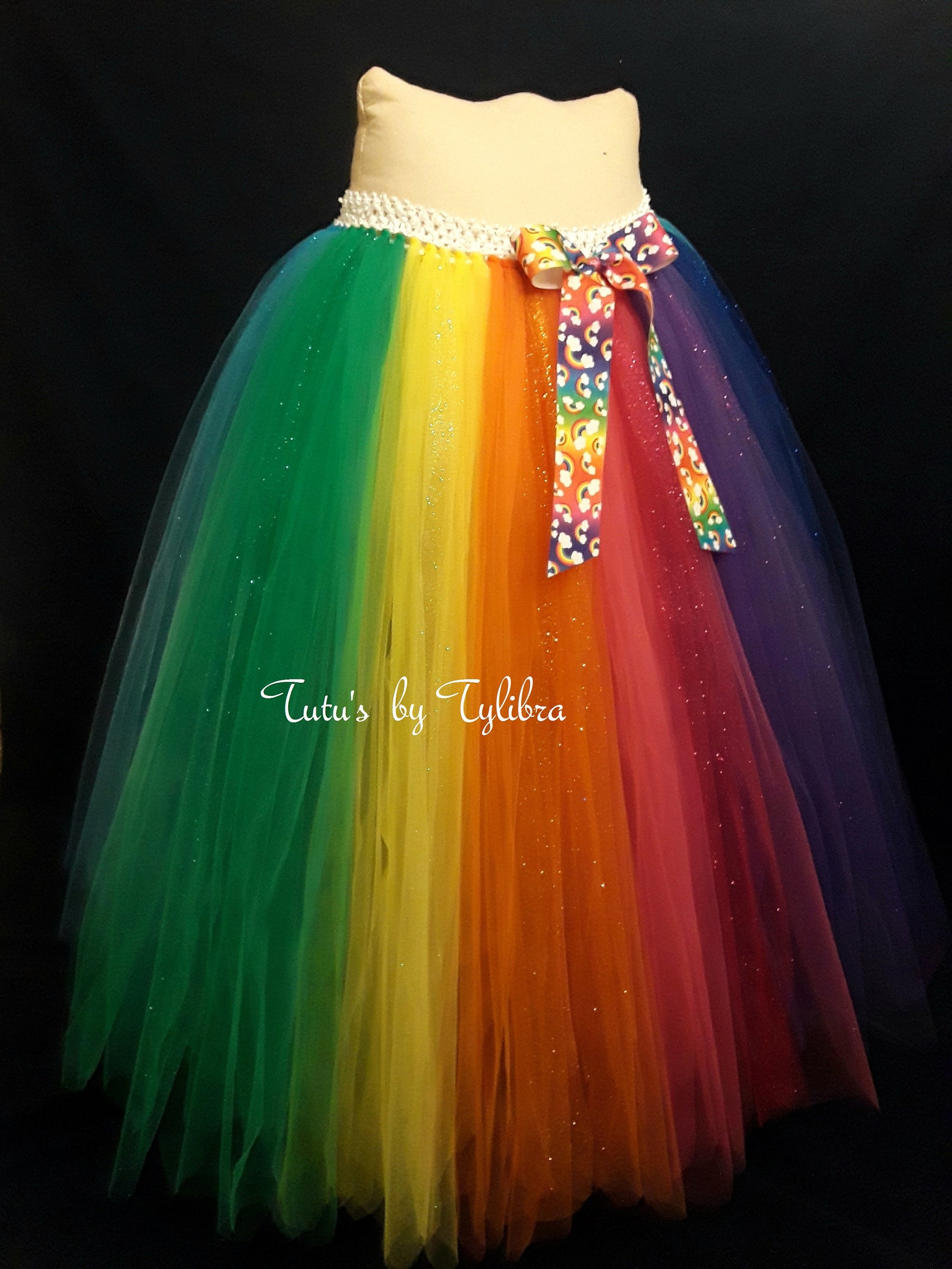 ADULT Rainbow Tutu Skirt Rainbow Costume Rainbow Pride Tutu | Etsy
