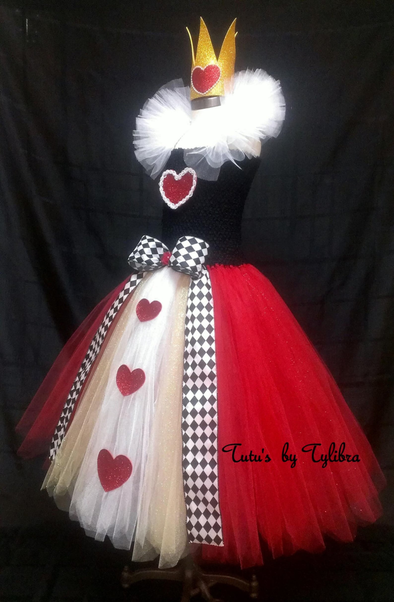Heart Queen Tutu Dress, Heart Tutu Dress, Valentine Tutu, Heart Tutu ...