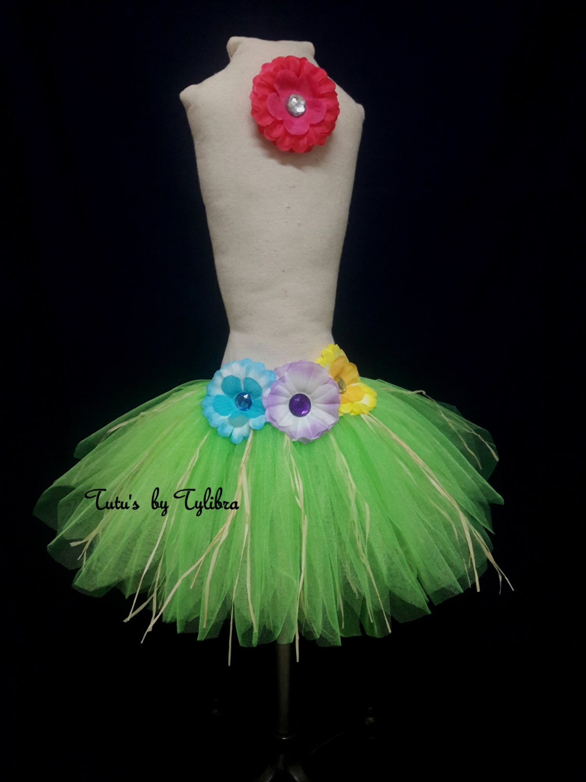 Luau Tutu Hula Tutu Hawaiian Tutu Grass Skirt Hula Skirt | Etsy