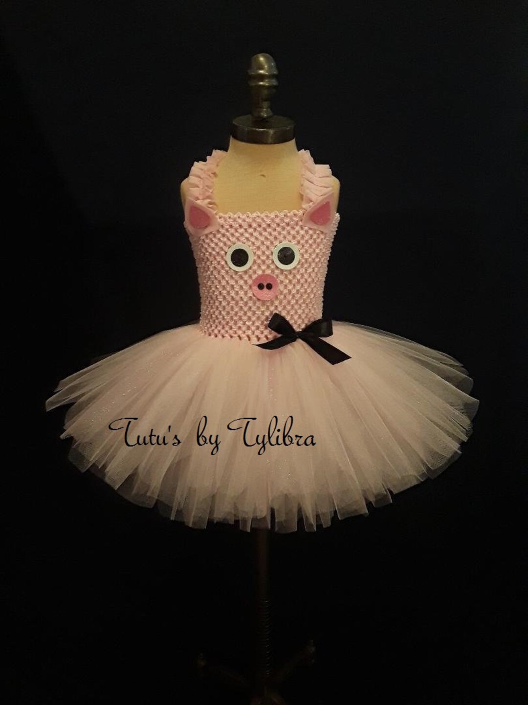 Pink Pig Tutu Dress Costume, Piggy Costume, Pig Halloween Costume ...