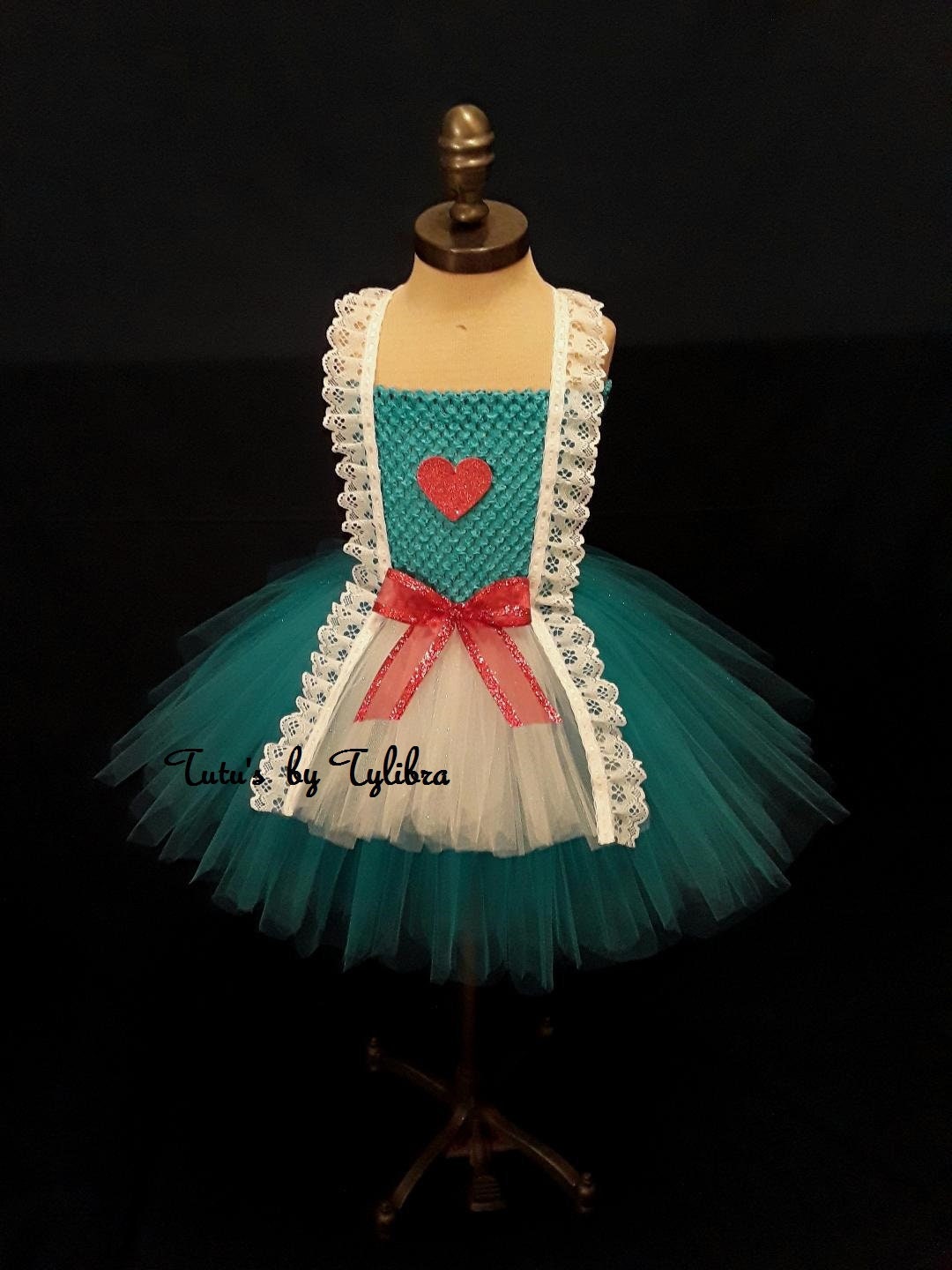Heart Tutu Dress, Valentine Tutu, Heart Costume, Heart Birthday Tutu ...