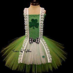 Irish Girl Shamrock Dress, St Patty's Day Costume, Leprechaun Costume ...